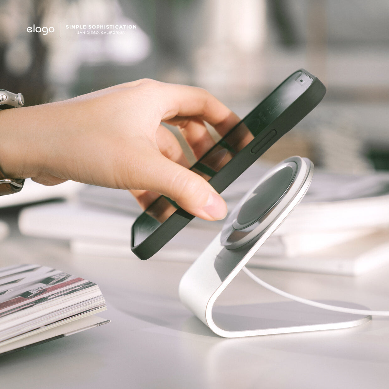 Elago MS3 Aluminum Charging Stand for MagSafe - Cult of Mac Store