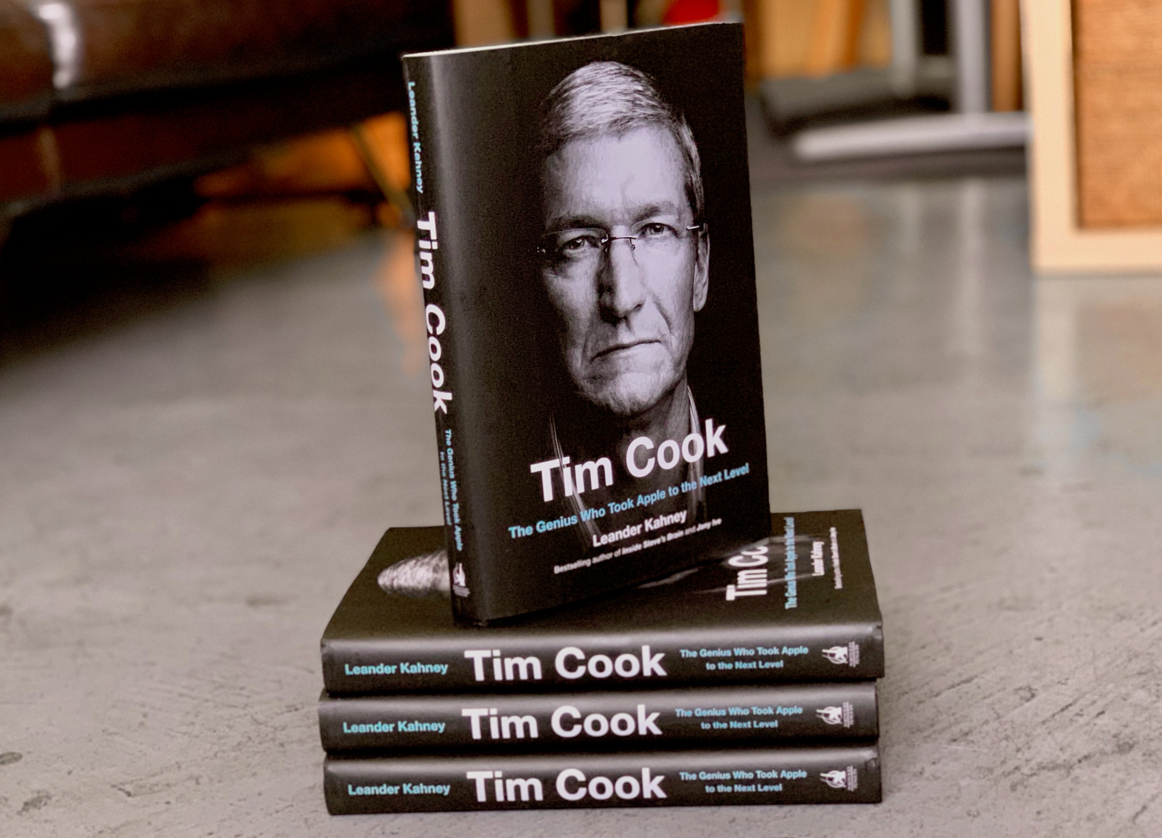 Signed copy of Tim Cook: The Genius Who Took Apple to the Next Level ...