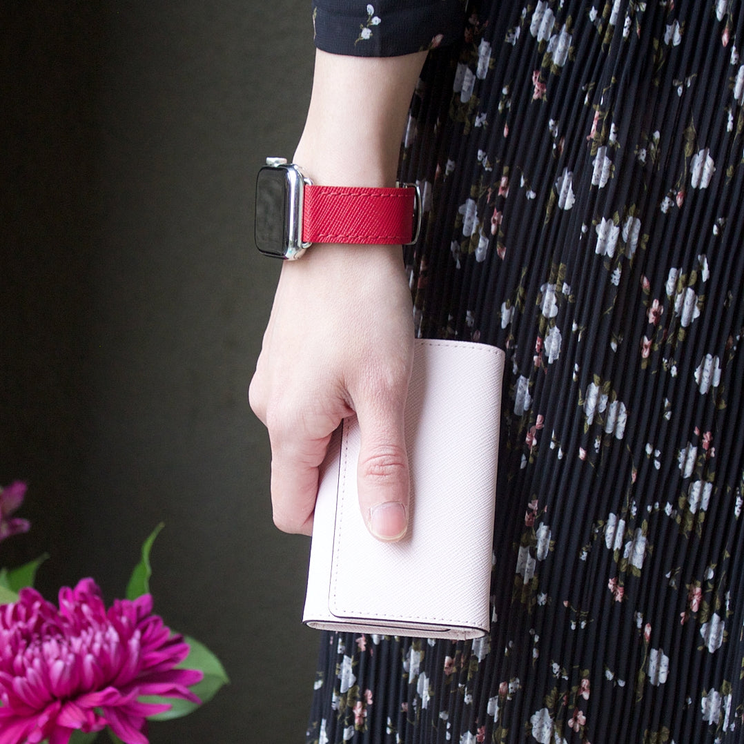 Monowear Saffiano Leather Apple Watch Band - Cult of Mac Store